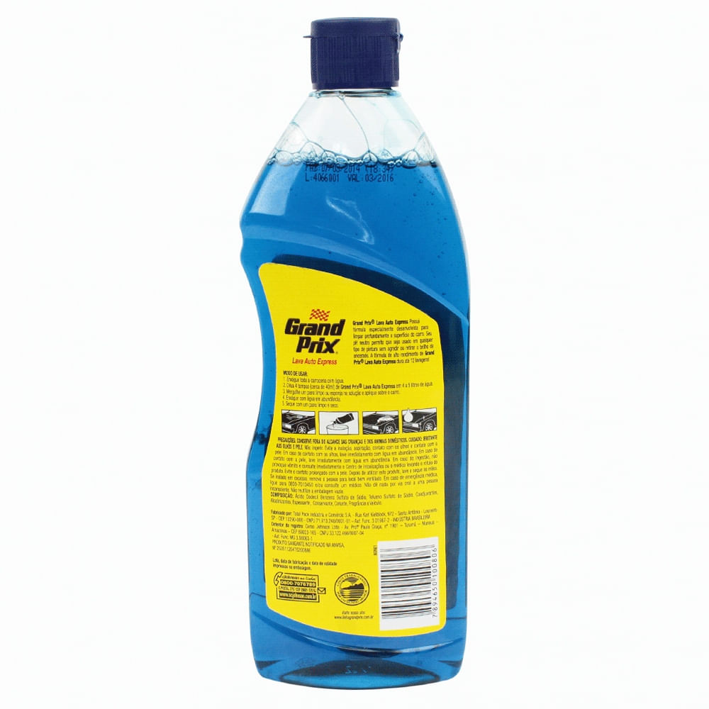 Detergente Automotivo Lava Auto Express 500ml Grand Prix Johnson - Altese