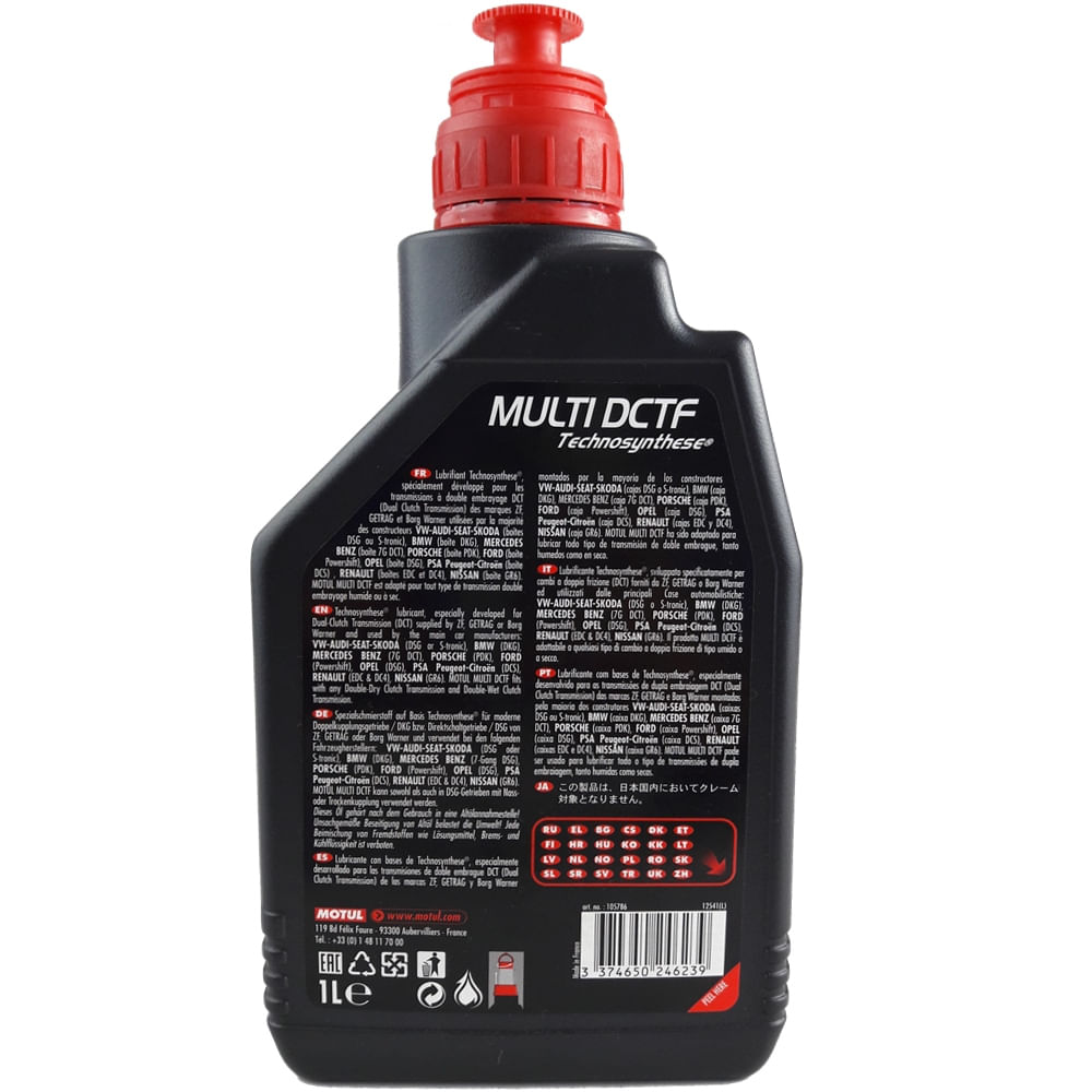 Óleo Lubrificante Motul Technosynthese Multi DCTF - 1L - Altese