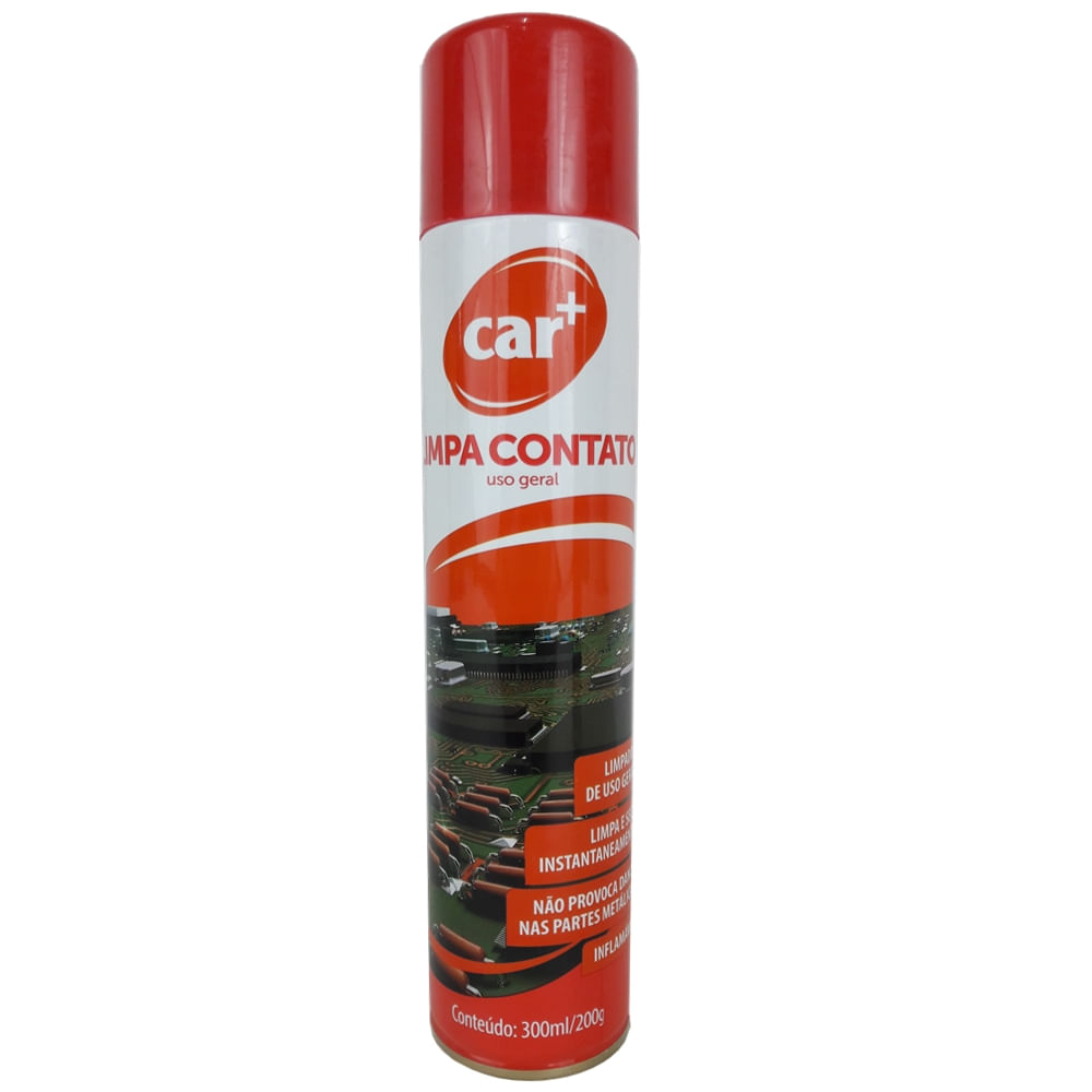 Limpa Contato Elétrico Spray Car+ 300ml Limpador de Uso Geral - Altese